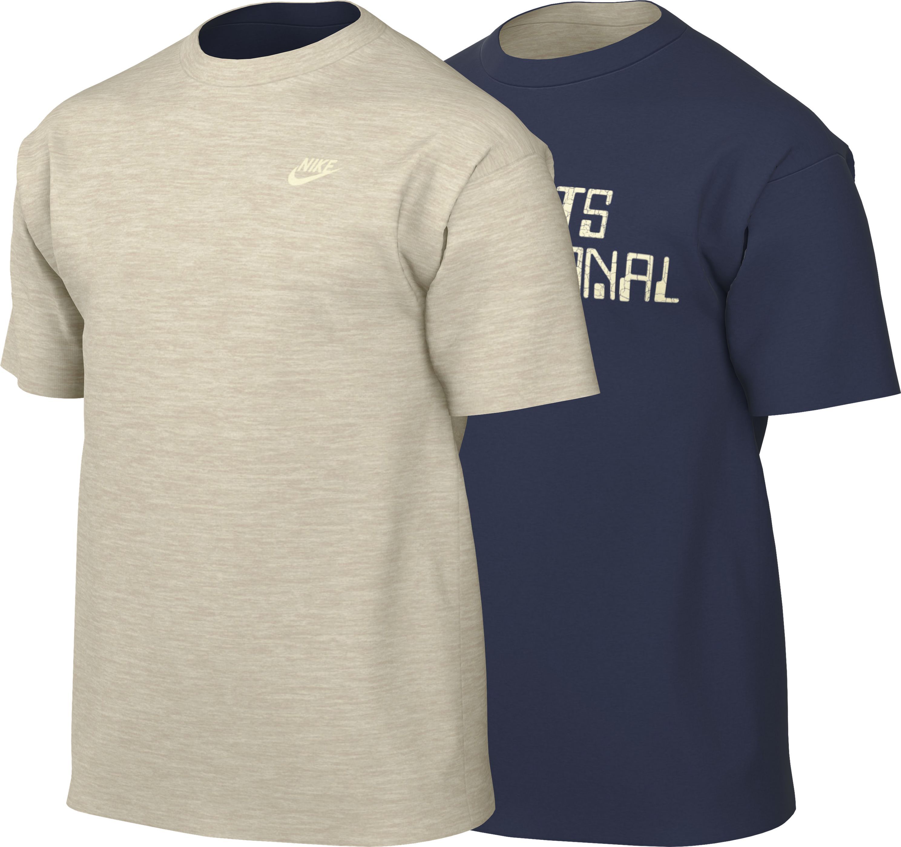 Nike M Nsw Nike Circa Ss Top Camiseta Manga Corta doble faz blanco de ...