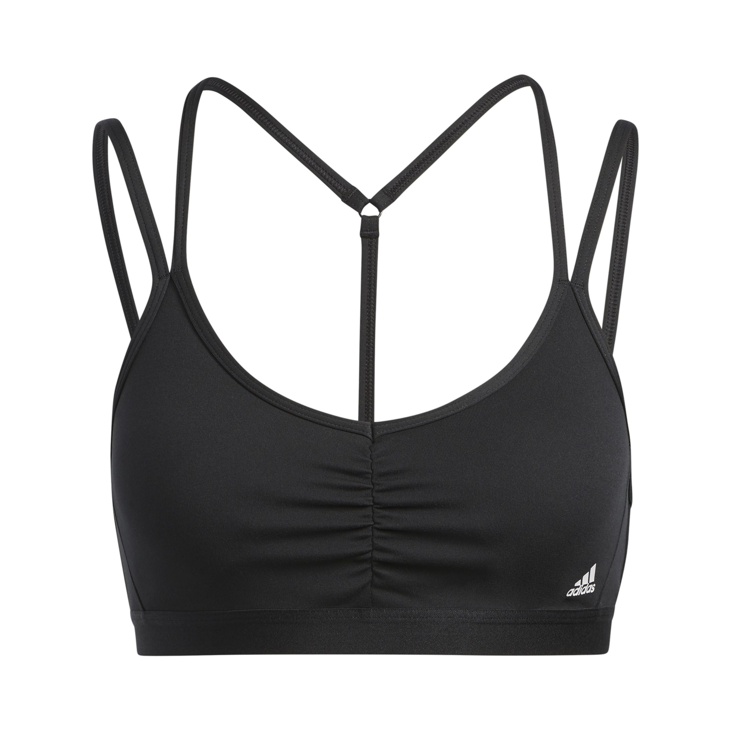 Adidas Yo Ess Ls Bra Top negro de mujer para entrenamiento - Rappi