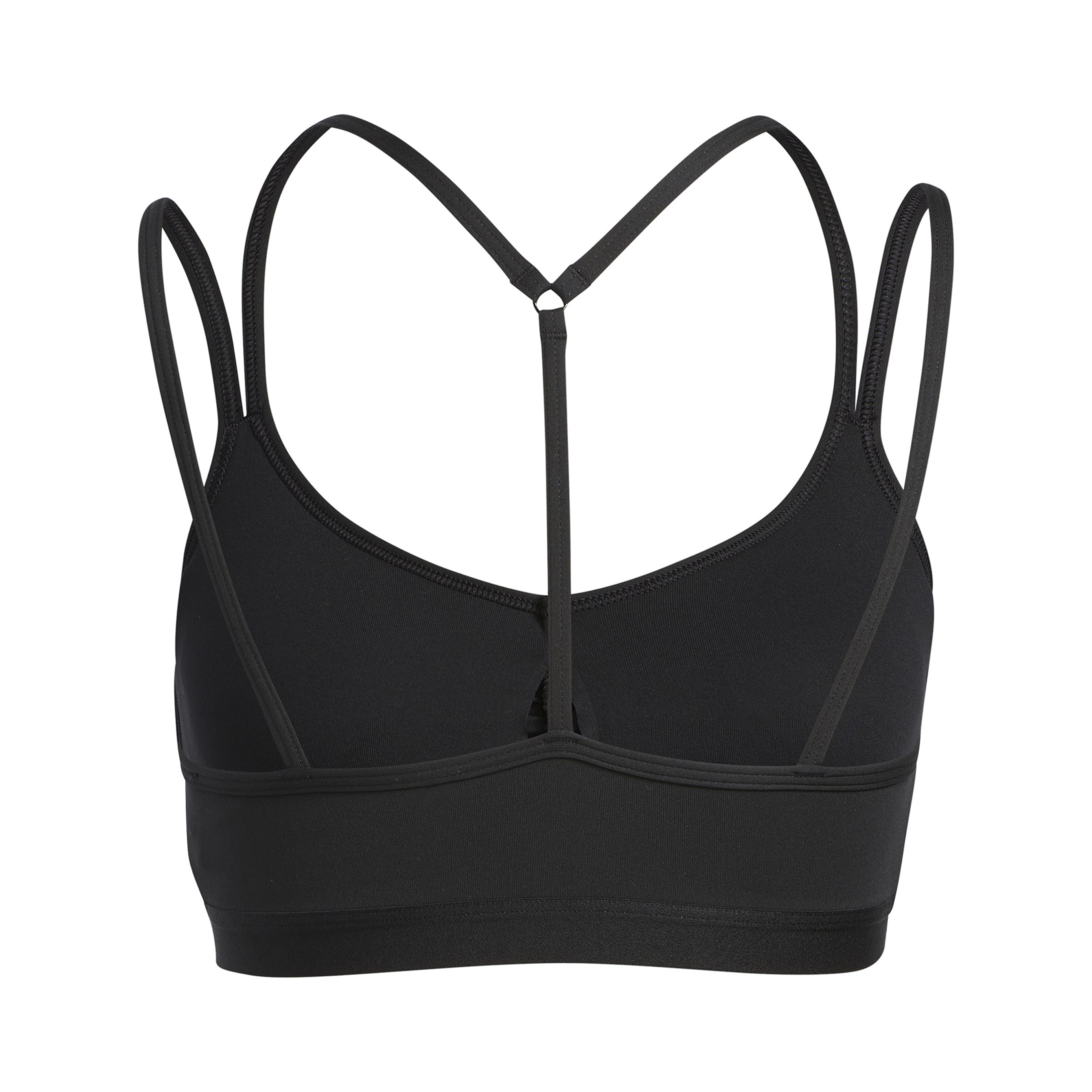 Adidas Yo Ess Ls Bra Top negro de mujer para entrenamiento - Rappi